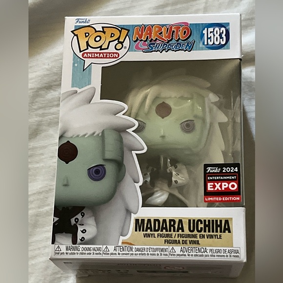 Funko | Toys | Funko Pop Madara C2e2 Shared Sticker Exclusive Naruto ...